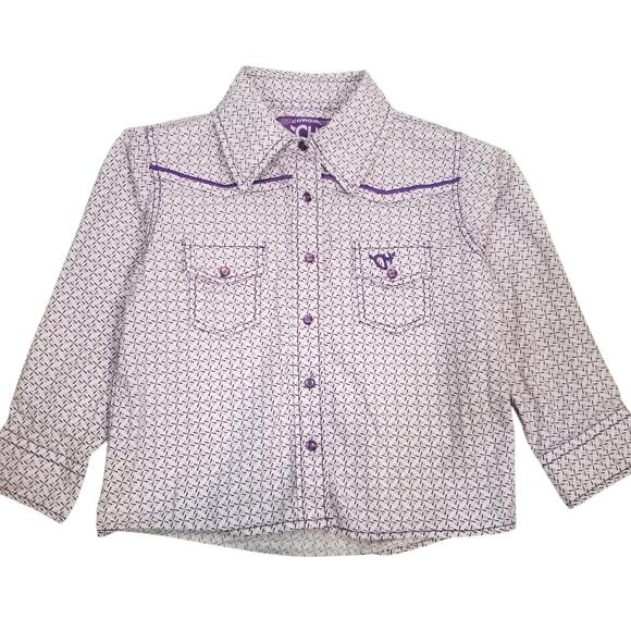Cowgirl Hardware | Shirts & Tops | Cowgirl Hardware Little Girl Purple ...